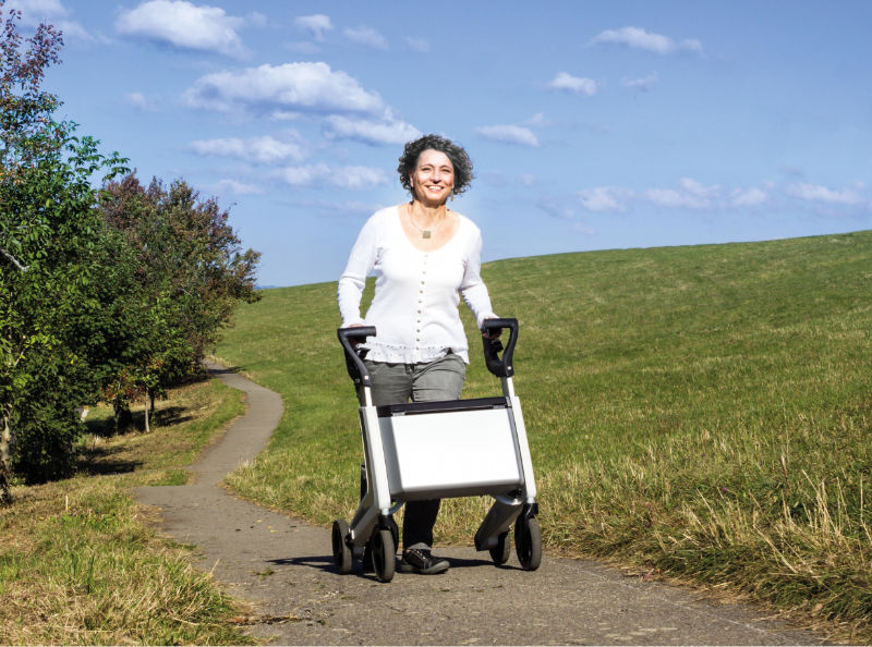 Rollator "beactive+e" mit Elektromotor erleichtert das Gehen - MOBITIPP